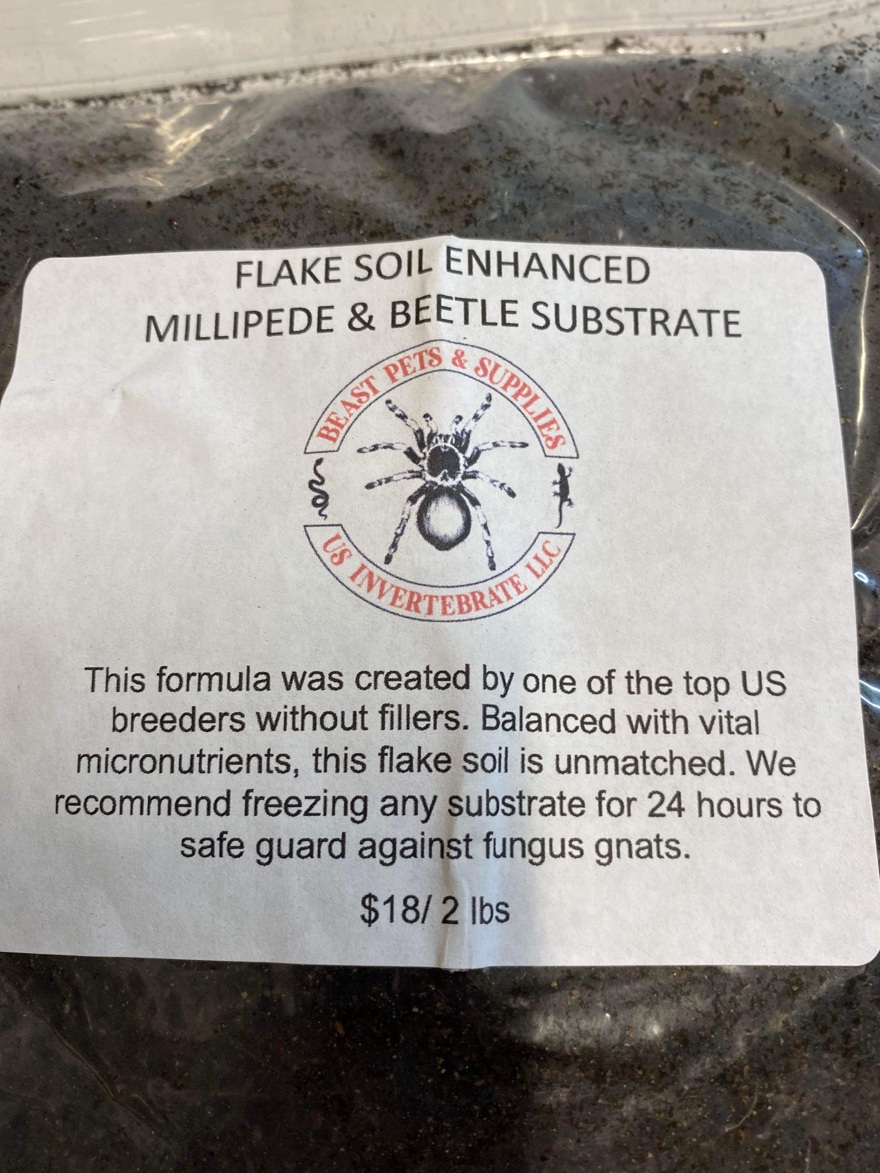 Flake Soil Enhanced Millipede & Beetle Substrate – US Invertebrate LLC